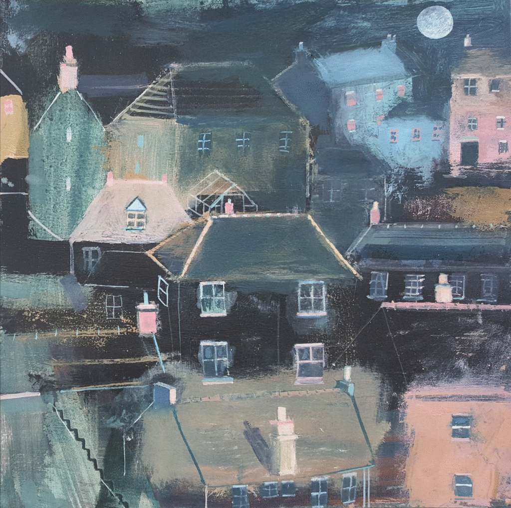 Moonlit Town - Cornwall Contemporary
