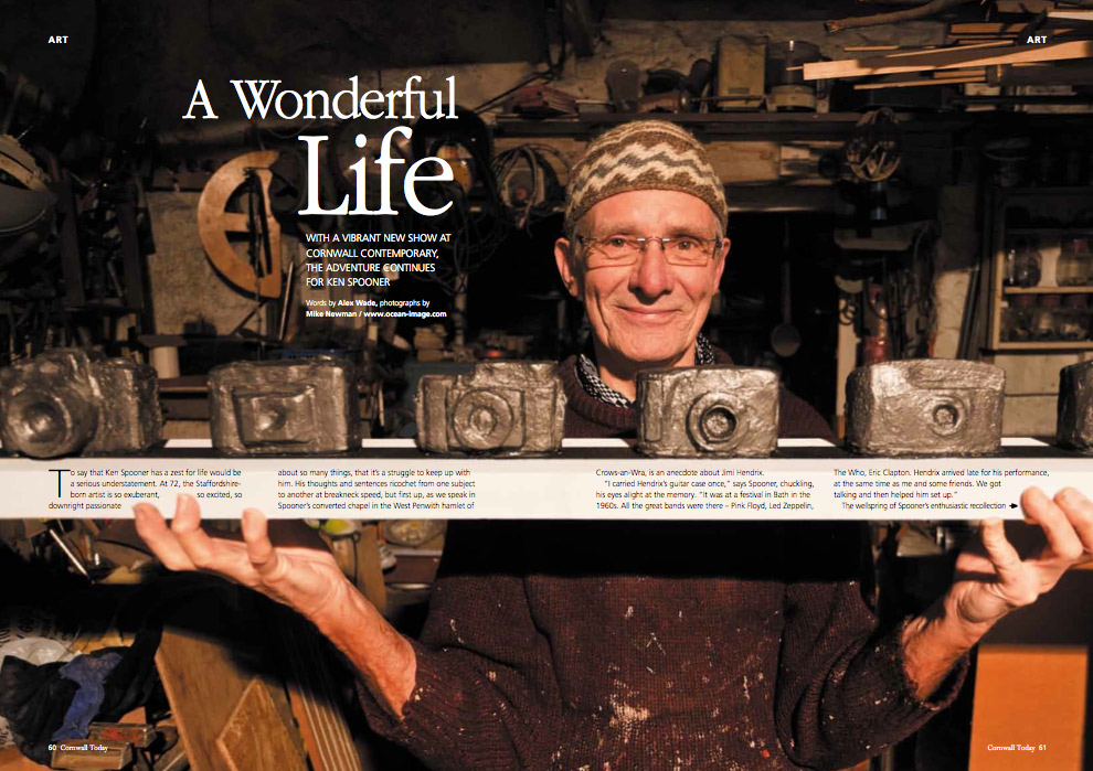 Ken Spooner dans le magazine Cornwall Today - Cornwall Contemporary